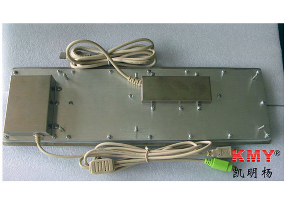 Industrial Kiosk Metal Keyboard Stainless Steel Pointing Device Trackball