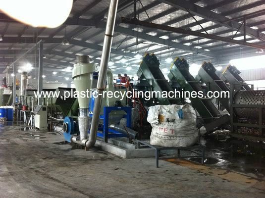 Waste Plastic Recycling Machine , PET Bottle Recycling Machine Line