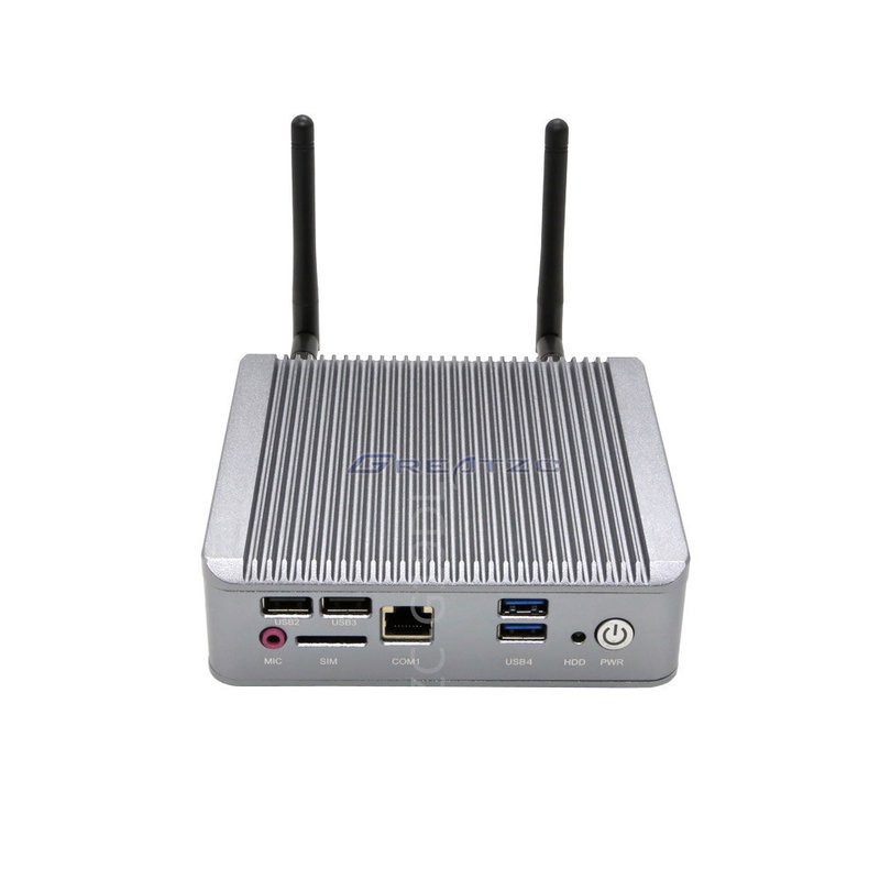Module 2 Network Card Onboard CPU Nano Small Fanless PC For CNC Machine