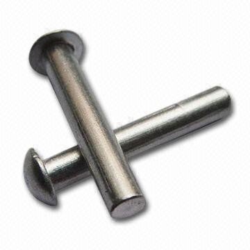 El remache tubular del hardware de la alta precisión, metal galvanizó los remaches sólidos principales planos por encargo