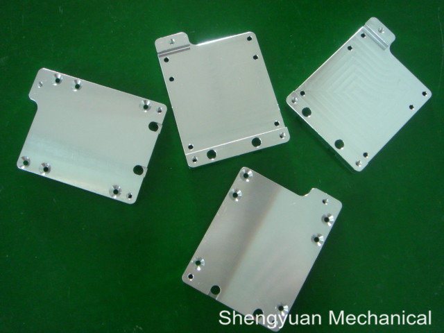 Alodine Clear Aluminum CNC Precision Machining Parts Heatsink GWHI/GBEL In Vela Products
