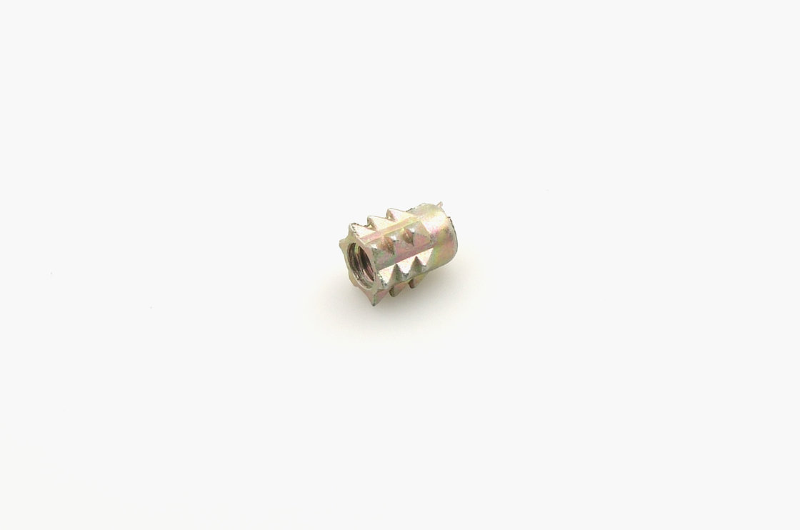 Knock in hexagonal insert nut for furniture, zamac insert nut without stopper