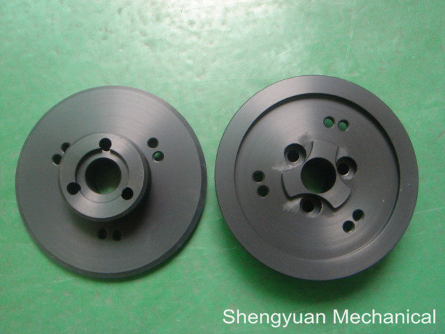 Black Anodize Precision Turned Parts Al6061 Chromira Core Hub Base Take Up
