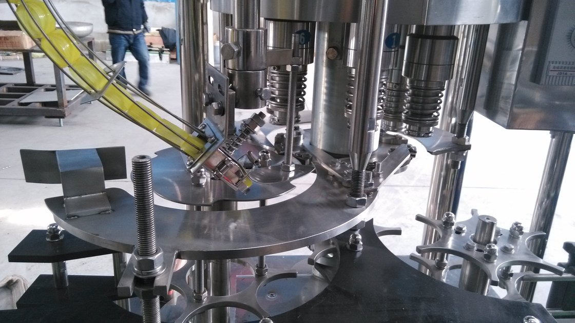 6000BPH Bottle Automatic Capping Sealing Machines For PET Bottle Or Glass Bottle