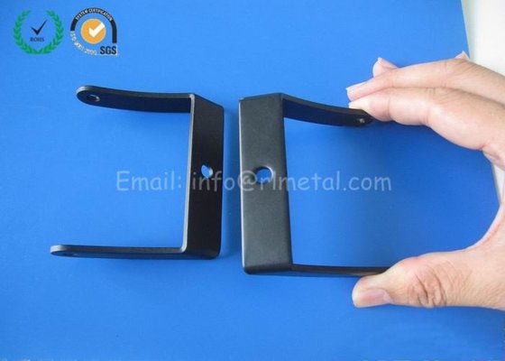 Stainless Steel Custom Metal Stamped Parts LED Light Bracket Black Coating
