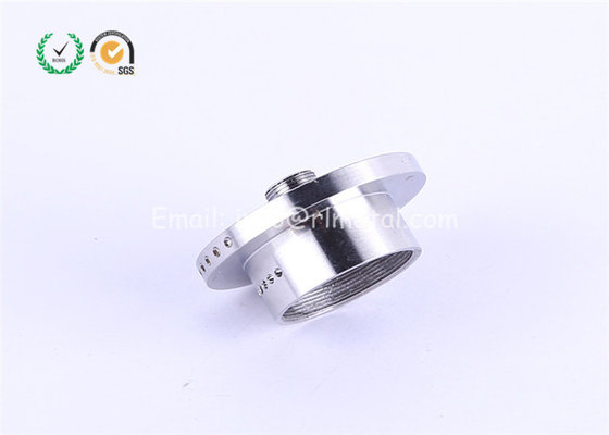 Custom Precision Turned Component Aluminum Hose Fitting Silk Screen
