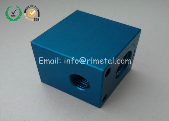 Aluminum Anodized Blue CNC Milling Parts CNC Machining Prototype Service