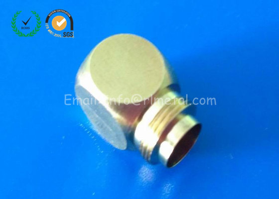 Precision Medical Equipment Spare Parts , Brass Screws And Nuts Lathe Turning