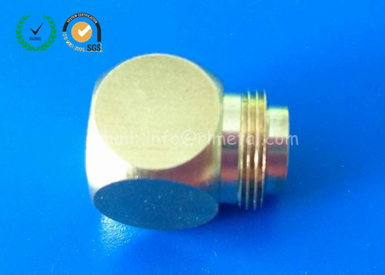 Precision Medical Equipment Spare Parts , Brass Screws And Nuts Lathe Turning