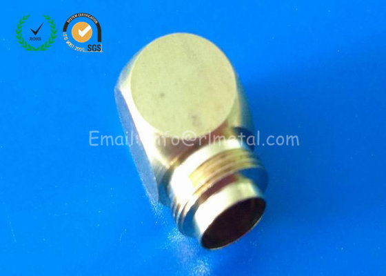 Precision Medical Equipment Spare Parts , Brass Screws And Nuts Lathe Turning