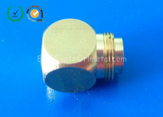 Precision Medical Equipment Spare Parts , Brass Screws And Nuts Lathe Turning