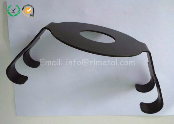 Non Standard Metal Stamped Parts Black Coating Punching Parts Stainless Steel