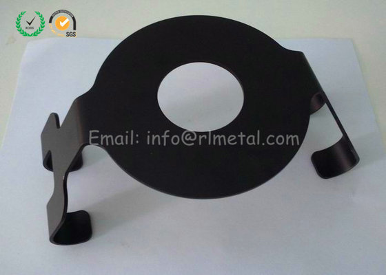 Non Standard Metal Stamped Parts Black Coating Punching Parts Stainless Steel