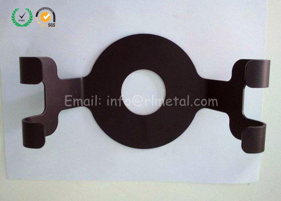 Non Standard Metal Stamped Parts Black Coating Punching Parts Stainless Steel