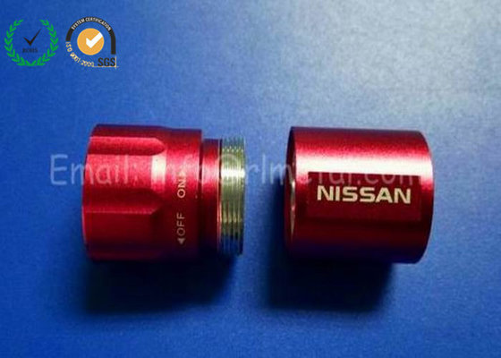 Stainless Steel CNC Auto Parts Color Anodized Metal Parts for Car Flashlight