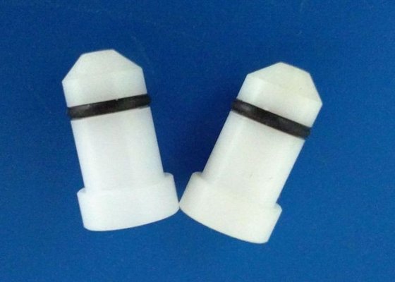 Small White ABS CNC Machined Plastic Parts for Electricity Equipment
