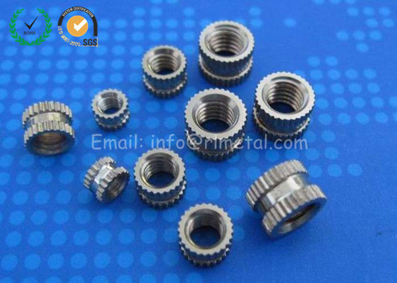 DIN 16903 Metal Fasteners Threaded Bushings Knurling Nuts Closed Insert Nuts