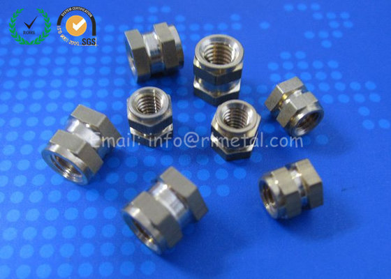 DIN 16903 Metal Fasteners Threaded Bushings Knurling Nuts Closed Insert Nuts
