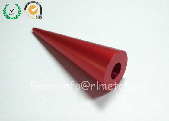 Clear Anodized Audio Electronic Spare Parts CNC Zinc Plated Cornical Shape