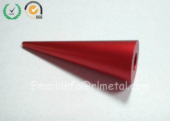 Clear Anodized Audio Electronic Spare Parts CNC Zinc Plated Cornical Shape