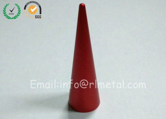 Clear Anodized Audio Electronic Spare Parts CNC Zinc Plated Cornical Shape