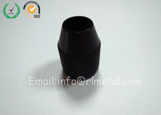 High Precision CNC Round Turning Custom Machined Plastic Parts Black Nylon Nuts Lathe KInurled Thumb Nuts