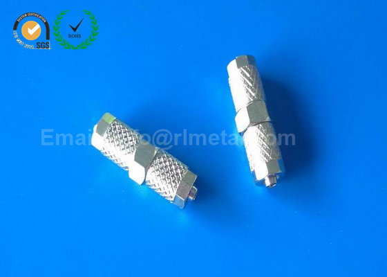 Custom Fastener Medical Equipment Components Knurling Brass Nickle Plating Screw