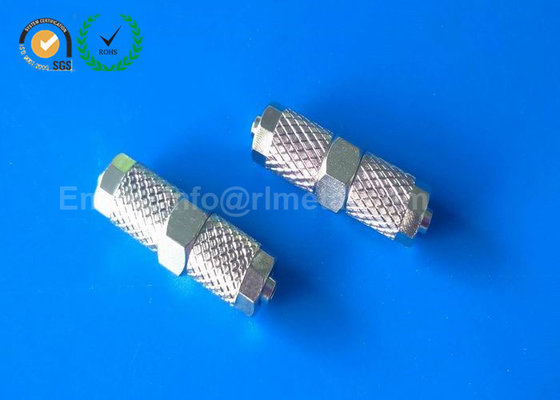 Custom Fastener Medical Equipment Components Knurling Brass Nickle Plating Screw