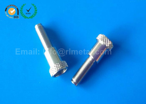 CNC Machining Turning Telecommunication Parts Aluminum Brass C3604 Knurling Screws Thumb Nuts