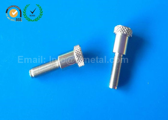 CNC Machining Turning Telecommunication Parts Aluminum Brass C3604 Knurling Screws Thumb Nuts