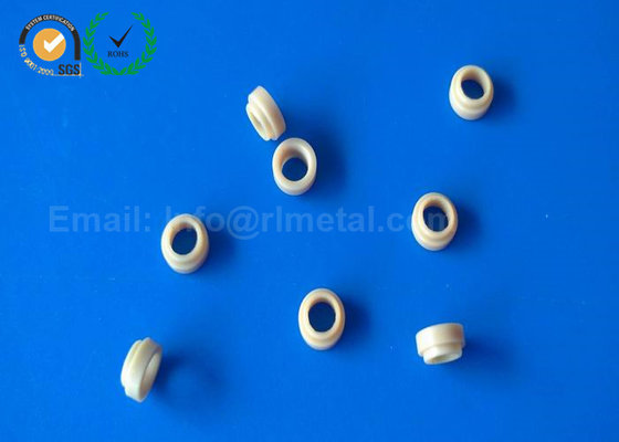 CNC Machined Plastic Parts / Plastic Machined Parts Small White Plastic Rings For LED Light
