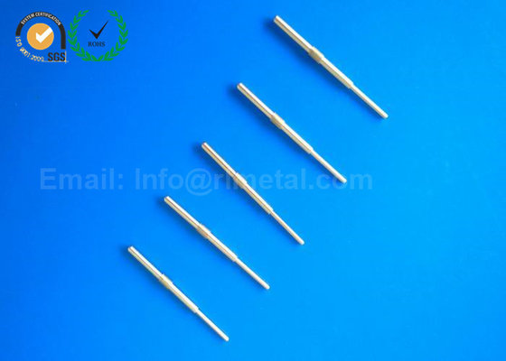 OEM Custom Brass Mini Gold Plated Pogo Shafts Threaded Spring Shafts Contact Probe Pins