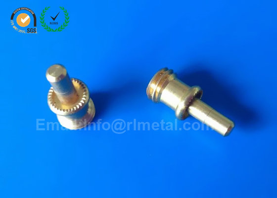 Electronic Spare Parts Custom Thumb Knurled Fastener Screws lathe With Brass