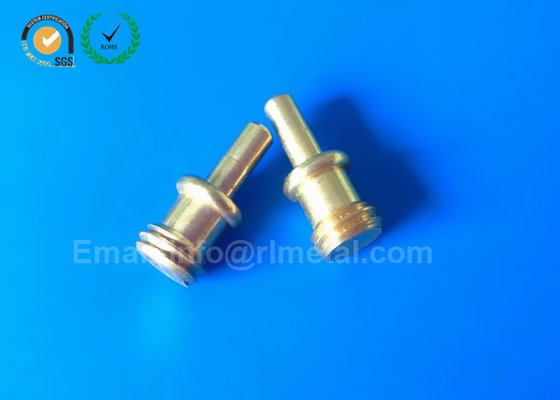 Electronic Spare Parts Custom Thumb Knurled Fastener Screws lathe With Brass