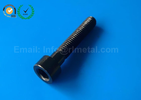 Customized Bright Black Stainless Steel Hex Smooth Surface Flat Head Bolt For Vehical