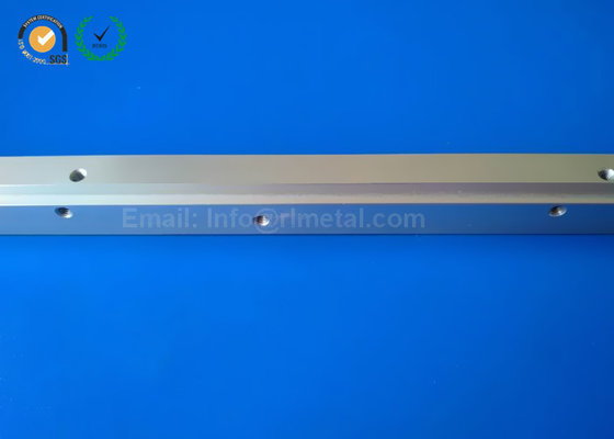 Customized Aluminum Al6061 Strip CNC Milling Parts Anodizing Tapping Parts For Frames