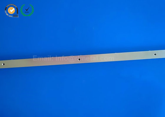 Customized Aluminum Al6061 Strip CNC Milling Parts Anodizing Tapping Parts For Frames