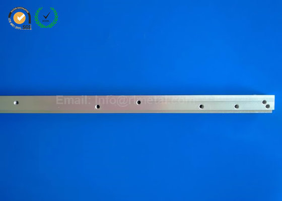 Customized Aluminum Al6061 Strip CNC Milling Parts Anodizing Tapping Parts For Frames