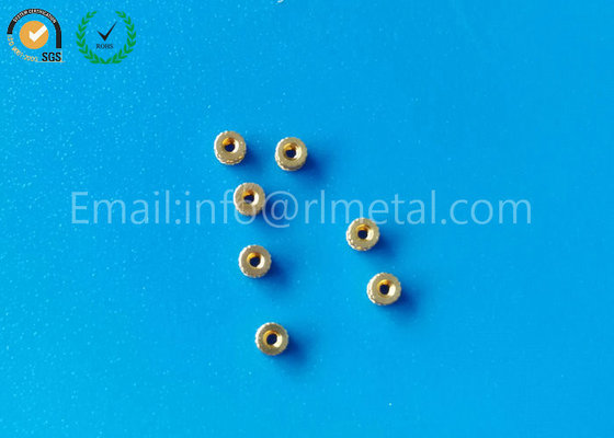 Small Brass Screws Customized Fasteners Knurled Threaded Insert  Round Nuts