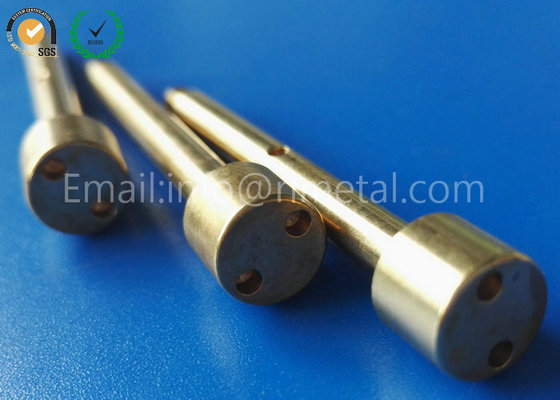 Brass Shafts  Precision Linear Shafts thread Drilling Shafts Flat Head With Screws