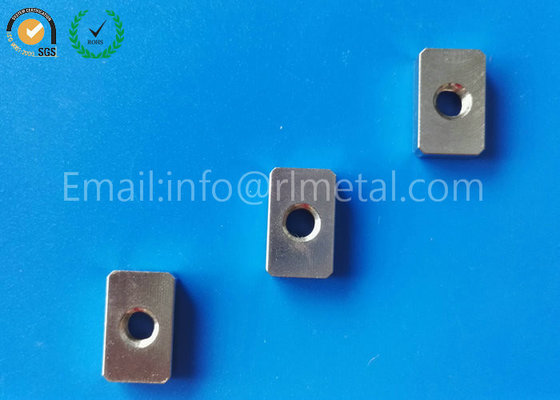 Custom Stainless Steel / Brass Fasteners Square Flat Nuts For Muscial Equipment