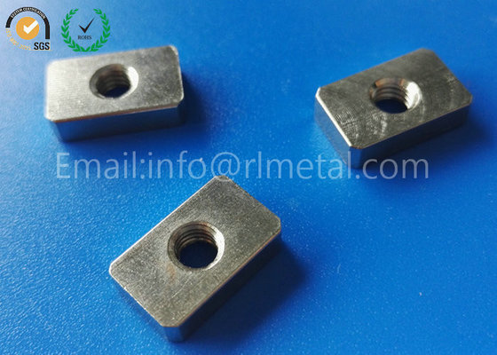 Custom Stainless Steel / Brass Fasteners Square Flat Nuts For Muscial Equipment