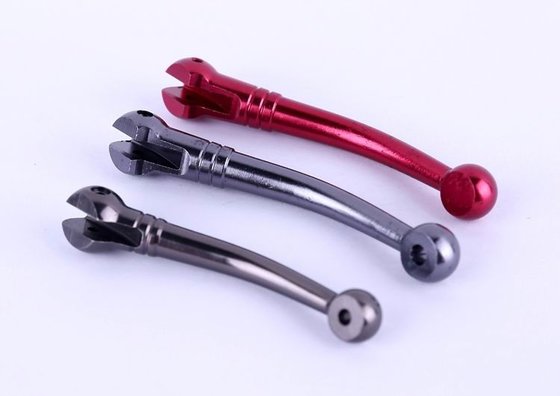 Non Standard Precision Turned Parts Aluminum Anodized Fishing Tooling Parts