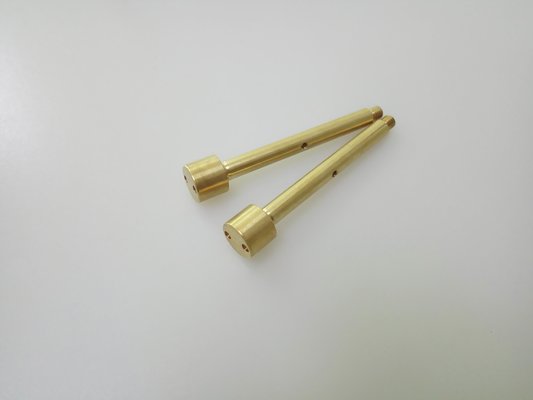 Mechanical Precision CNC Turned Components,Brass Pins Electronic Parts, With Zinc Plating