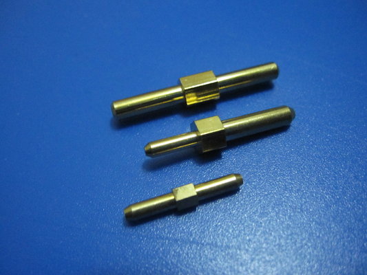 Mechanical Precision CNC Turned Components,Brass Pins Electronic Parts, With Zinc Plating