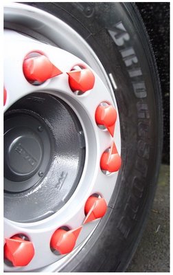 32mm Short Cap Type Loose Wheel Indicator Wheel Check Indicator With Dust Cap
