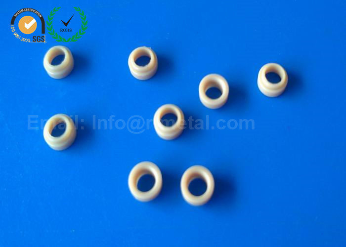 CNC Machined Plastic Parts / Plastic Machined Parts Small White Plastic Rings For LED Light