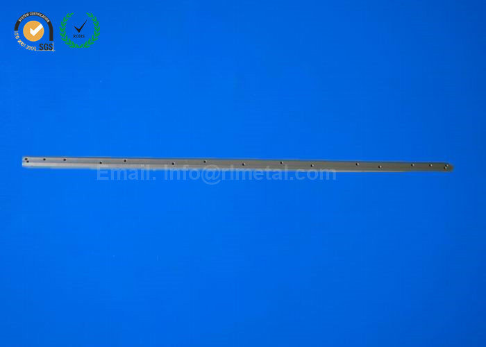 Customized Aluminum Al6061 Strip CNC Milling Parts Anodizing Tapping Parts For Frames