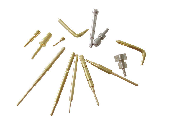 Customized Precision Brass Mini Linear Pins Telecommunication Parts For Monitor / Phone / PC