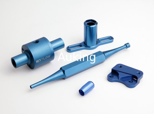 CNC Bicycle Parts Brass / Aluminium Cnc Service With Blue Anodized for sale